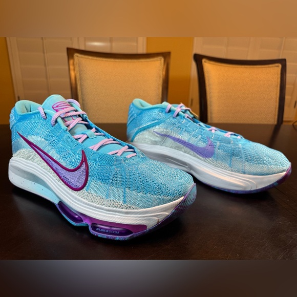 Nike | Shoes | New Nike Air Zoom Gt Hustle 3 Blue Purple Sneaker Shoes ...